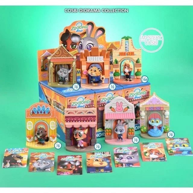 HOT TOYS DISNEY Zootopia2 COSBI Scene Series Blind Box Confirmed Figure ...