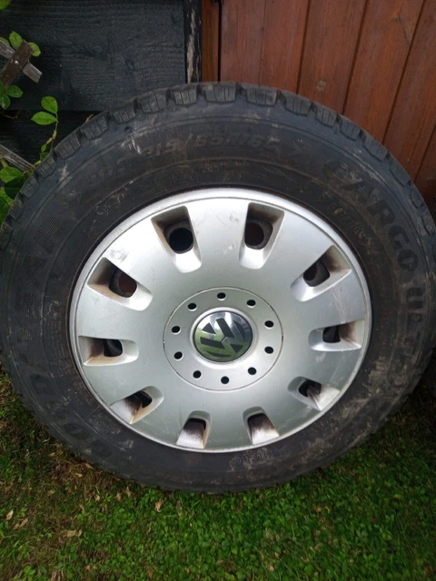 VW TRANSPORTER T5 T6 Steel Wheels And Tyres £80.00 - PicClick UK