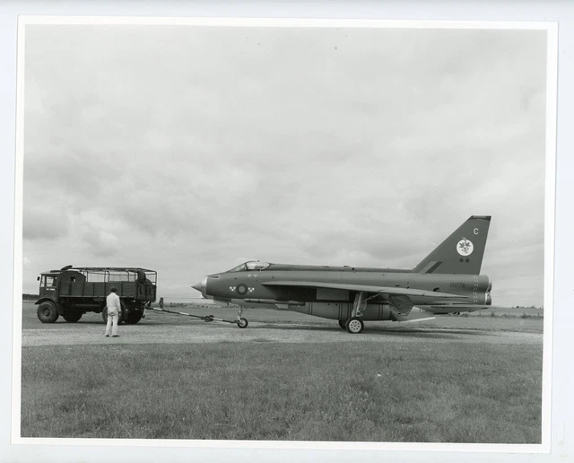 PHOTOGRAPH OF ENGLISH Electric Lightning F.2A XN776 / C Being Towed 92 ...