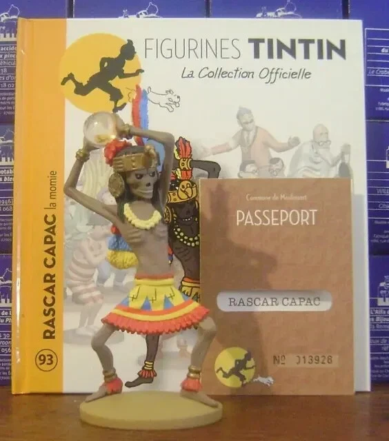 FIGURINE TINTIN COLLECTION Officielle- Rascar Capac la momie n°93 EUR ...