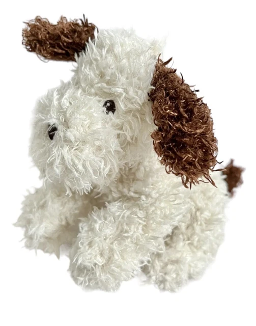 M&S MARKS SPENCER Scruffy Puppy Dog Brown Cream Comforter Soft Toy ...