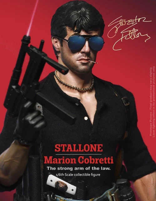 SYLVESTER STALLONE ,COBRA, Marion Cobretti 1:6th Scale Collectible ...