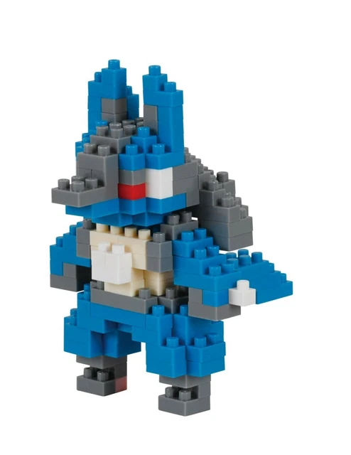 NANOBLOCK MINI BLOCK - Lucario [Pokémon], nanoblock Series Building Kit, 160 £11.94 - PicClick UK