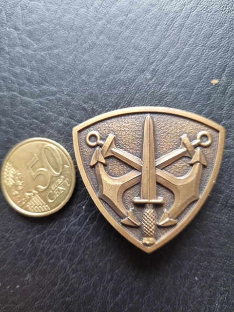 INSIGNE MILITAIRE MARINE nationale de béret Commando Drago Paris EUR 15,00 - PicClick IT