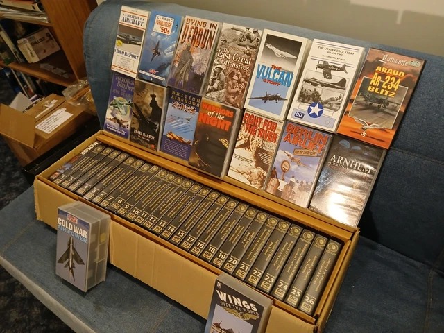LARGE COLLECTION OF Aviation History VHS Videos WWII Aircraft £10.00 ...