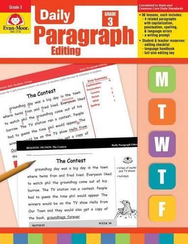 DAILY PARAGRAPH EDITING, Grade 3 Teacher Edition (Poche) Daily ...