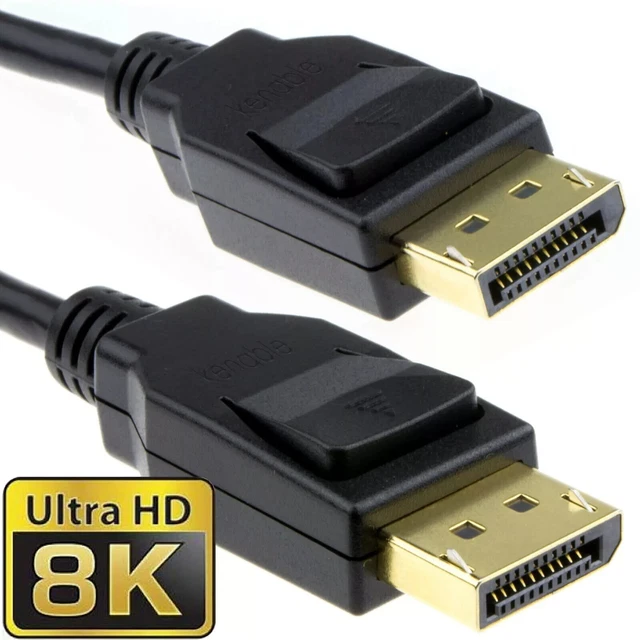 2 METERS 8K Display Port to DisplayPort Cable DP to DP Male to Male ...