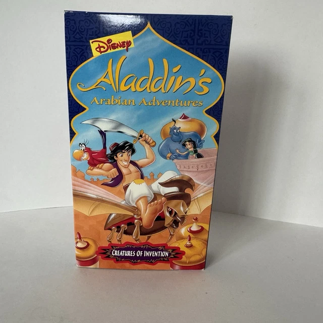 ALADDIN'S ARABIAN ADVENTURES Creatures of Invention Disney VHS 1994 ...