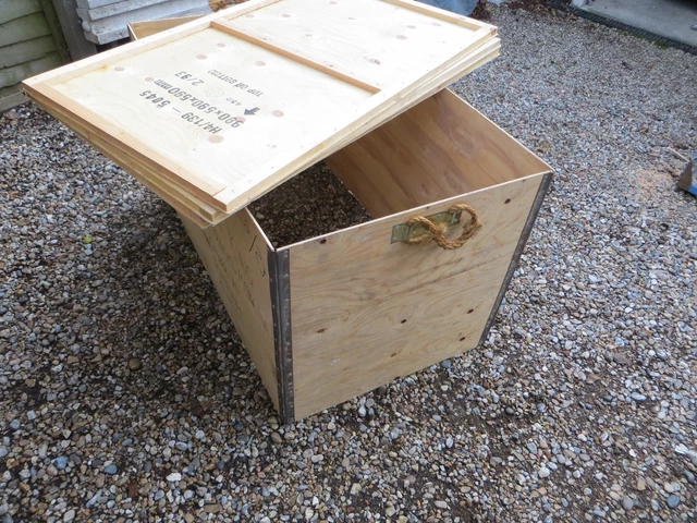 WOODEN MFO BOX RAF, Army, Navy £4.00 - PicClick UK