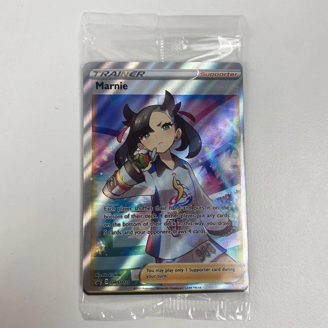 SEALED! MARNIE MARY Promos Code Pokemon Cards SWSH120 +SWSH121 Full Art ...