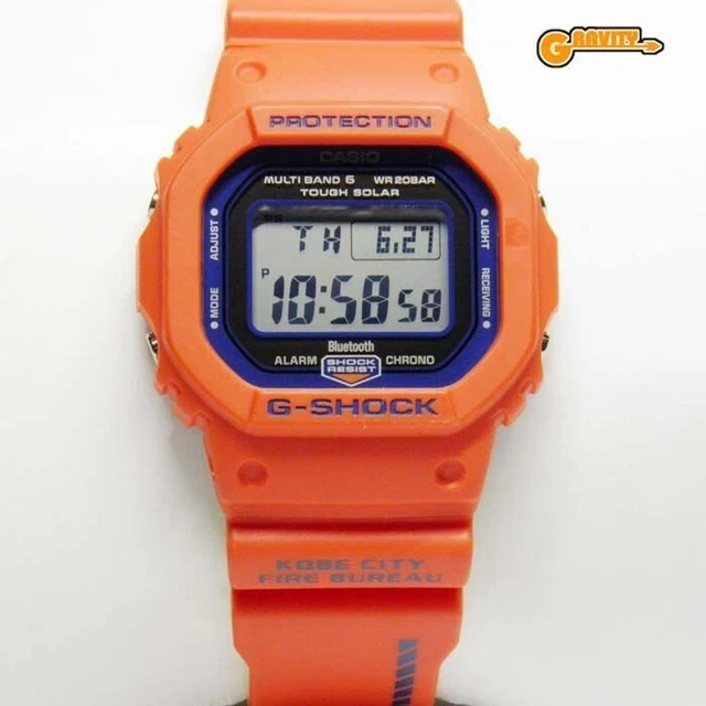 CASIO G-SHOCK GW-B5600FB-4JR Kobe City Fire Department Rescue Team 50th ...