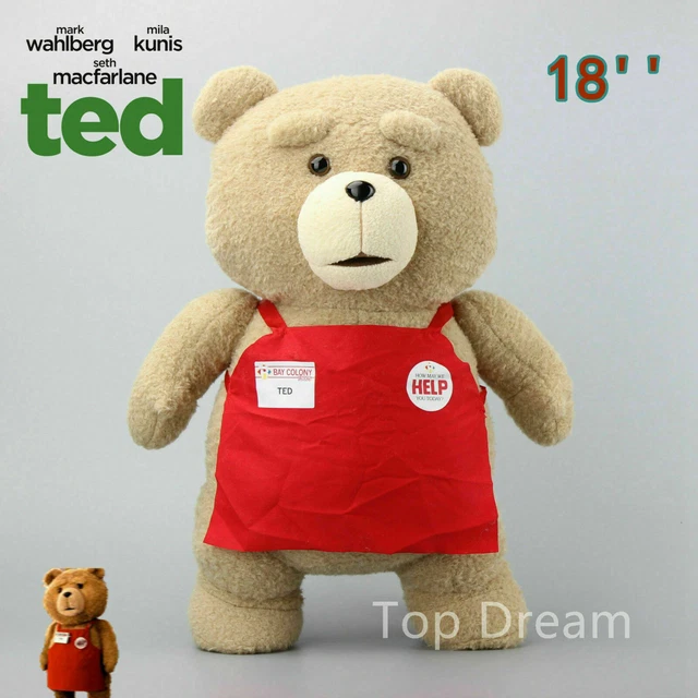 NEW MOVIE TED Bear Plush Toys Soft Stuffed Doll Teddy Bears Kids Gift 18''/45cm# £22.91 ...