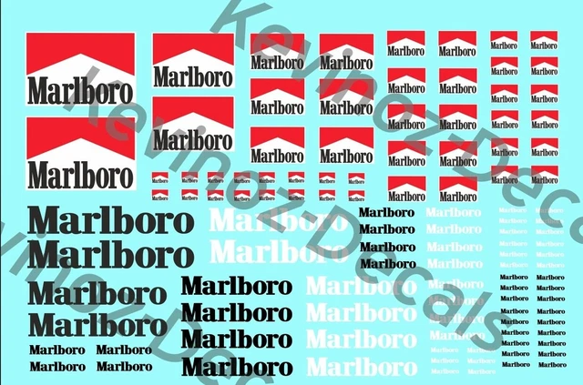 1/32 SCALE DECALS- Cigarette Sponsorship Logos 1 £4.50 - PicClick UK