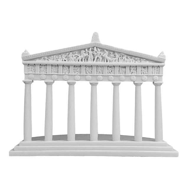 PARTHENON ACROPOLIS ANCIENT Greek Temple Pediment Cast Marble Statue Sculpture £59.62 - PicClick UK