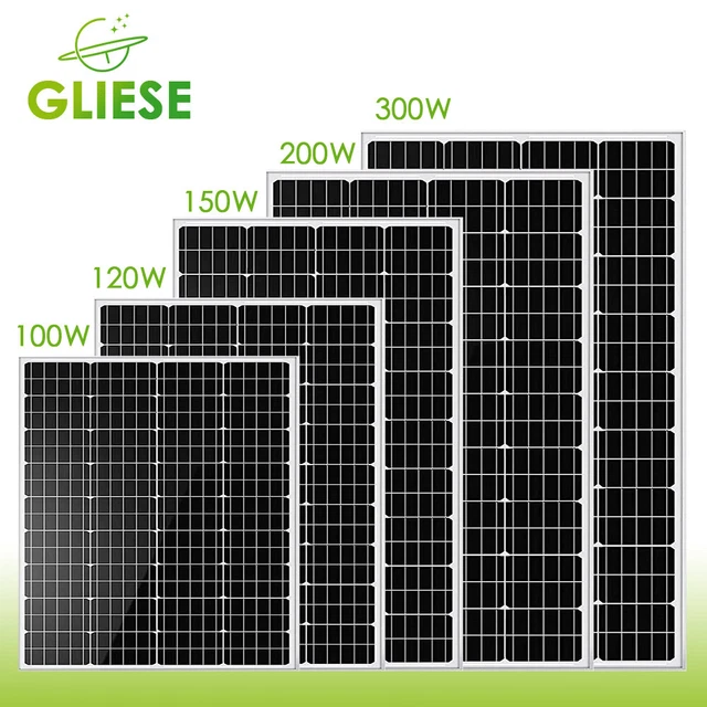 100W 120W 150W 200W 300W Solarmodul Solarpanel 12V MONO Solaranlage PV Wohnmobil EUR 52,58 ...