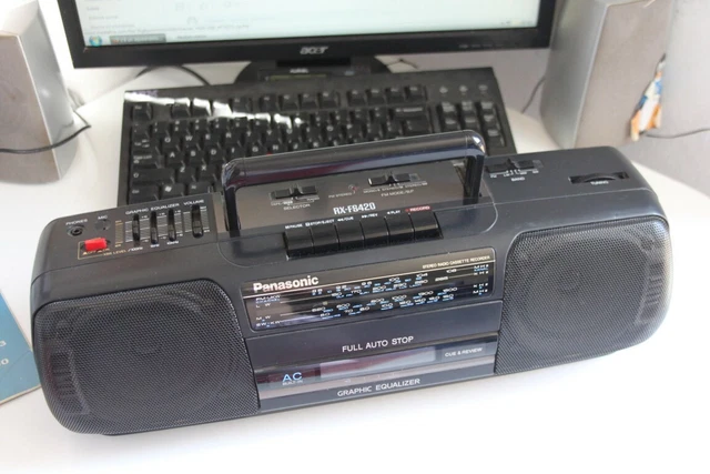 PANASONIC RX-FS420 REGISTRATORE Stereo Radio Cassette Recorder HiFi Sound XBS EUR 49,00 ...
