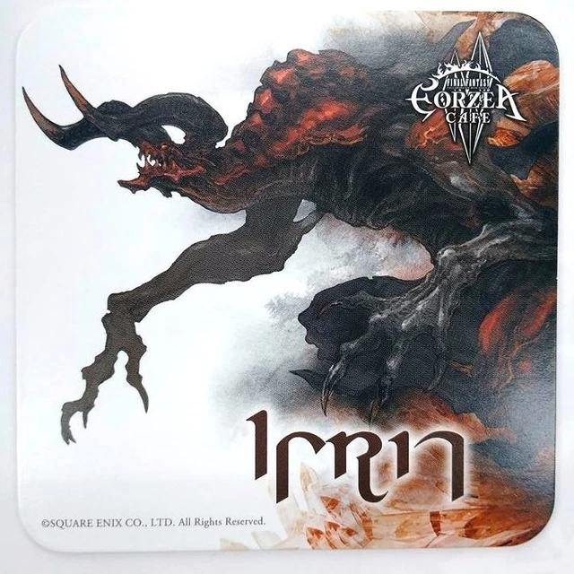 FINAL FANTASY XIV Primals Ifrit Coaster Eorzea Cafe jeu limité Square ...