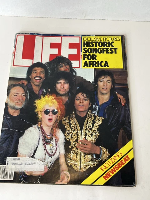 VINTAGE LIFE MAGAZINE April 1985 - We Are The World Historic Songfest ...