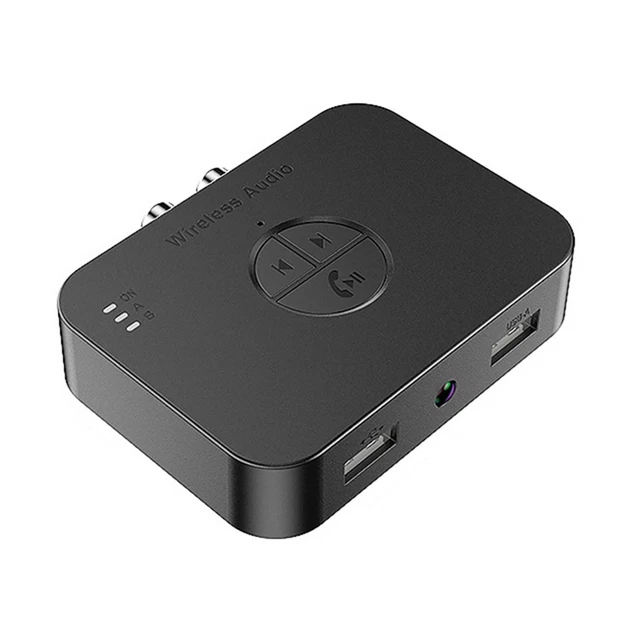 NEW BLUETOOTH 5.4 Receiver Wireless Audio Adapter RCA/AUX/Type-C/USB ...