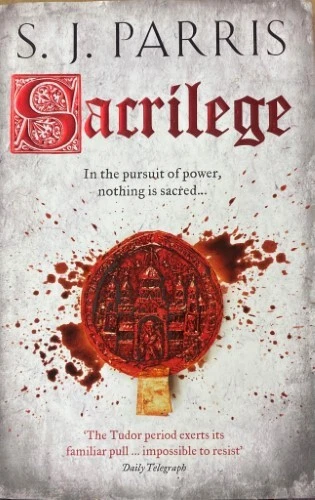HARDCOVER BOOK S.J Parris Sacrilege EUR 6,40 - PicClick FR