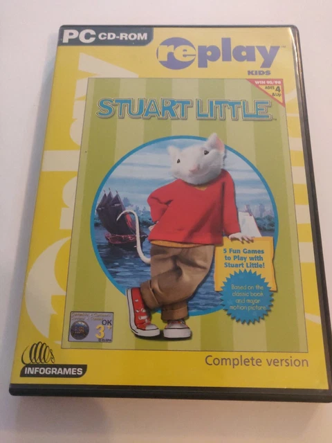 STUART LITTLE PC 2000 windows 95/98 fun kids game family fun mouse £3. ...