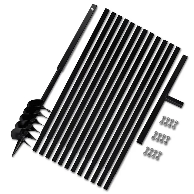 GROUND DRILL WITH Handle 120 mm Extension Tube 13 m Steel Garden Tool ...