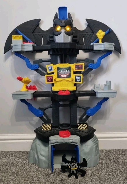 FISHER-PRICE IMAGINEXT DC Super Friends Batman Transforming Batcave ...