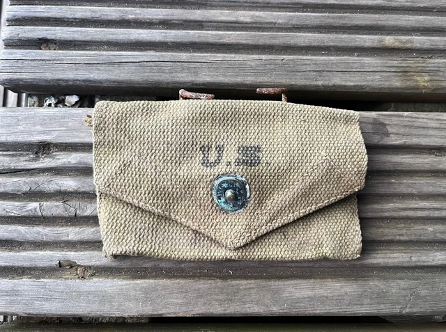 ORIGINAL WW2 WWII M1942 US Army Field Gear First Aid Pouch, Webbing ...