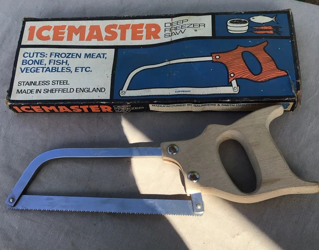 VINTAGE ICEMASTER DEEP Freezer Saw Stainless Steel Sheffield England £ ...