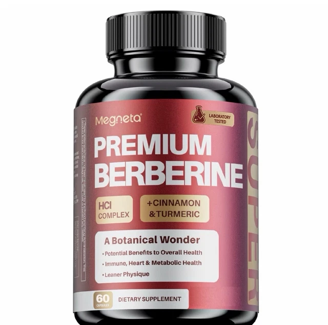 BERBERINE HCL 97% | 1410 mg with Ceylon Cinnamon, Turmeric, and Black ...