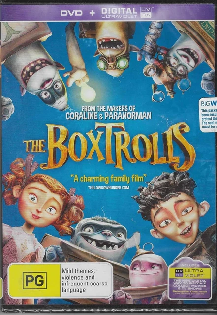 THE BOXTROLLS (DVD, 2014) + Digital UV (DVD, 2014) Brand new sealed $10 ...