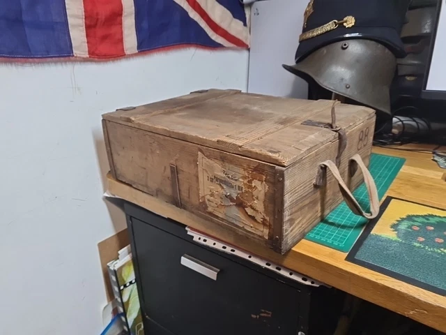 Collectible Trinket Boxes British Army Ammo Box Size 2 Tool Box Metal ...