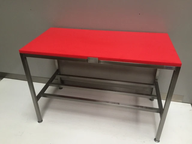 NEW 900MM BUTCHERS BLOCK TABLE CHOPPING CUTTING BENCH POLY POLI TOP £ ...