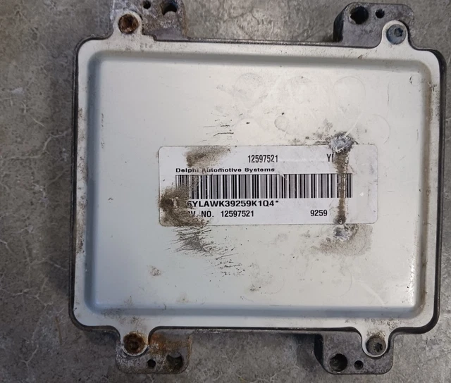 OEM ENGINE ELECTRONIC Control Module ECM Part# 12597121 $64.00 - PicClick