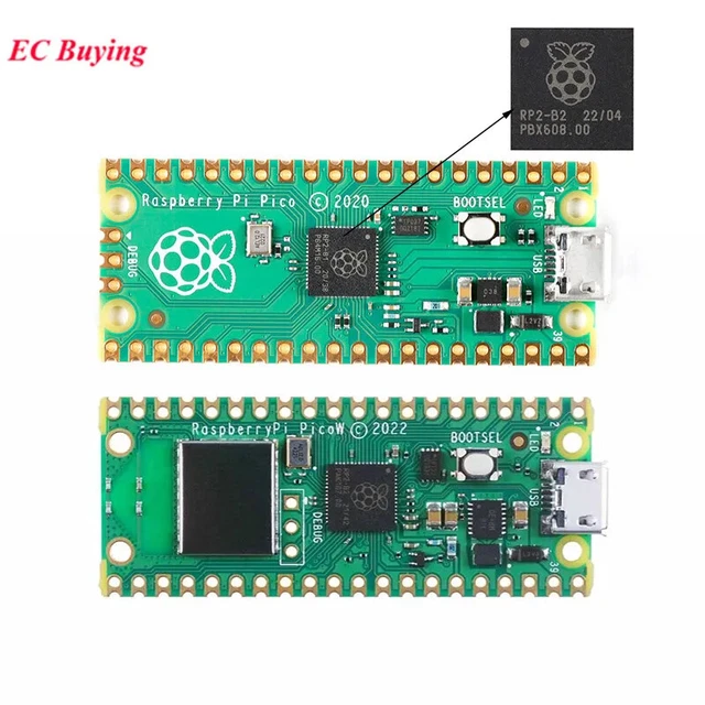 RASPBERRY PI PICO W Board RP2040 Dual-Core ARM Cortex-M0+ Processor $13 ...