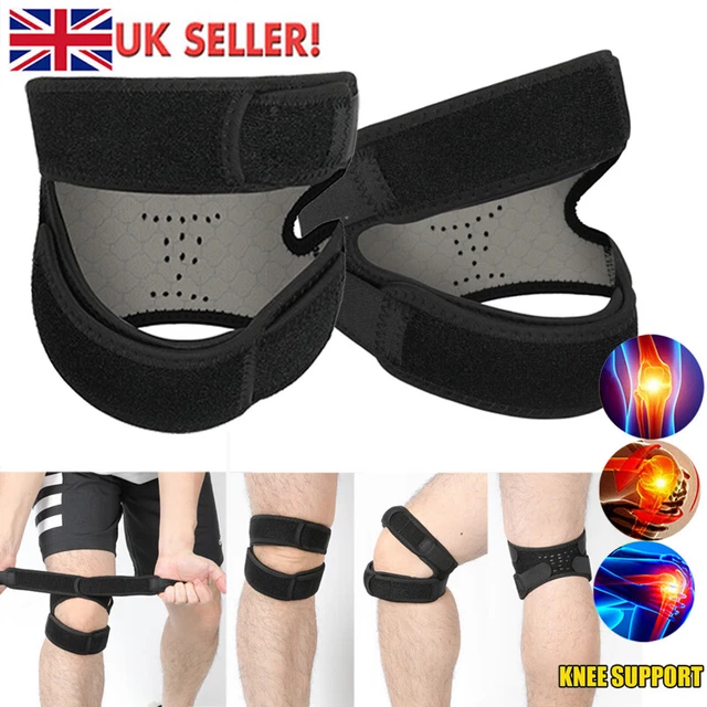 DOUBLE PATELLA KNEE Support Strap Tendon Brace Stabilizer Pain Rellief ...