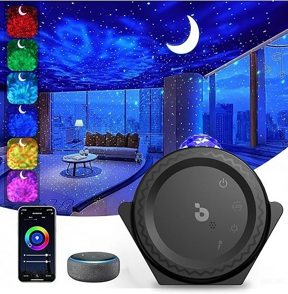 GALAXY 3 IN 1 Star Light Projector with Nebula Moon Ocean, Adults 3D £ ...