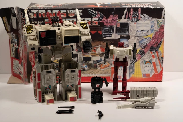 HASBRO TRANSFORMERS G1 METROPLEX vintage IN SCATOLA 1985 quasi completo ...