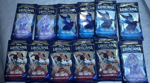 PACKS DE BOOSTERS Disney Lorcana TCG The First Chapter | 12 PAQUETS SCELLÉS | RAPIDE EUR 120,40 ...