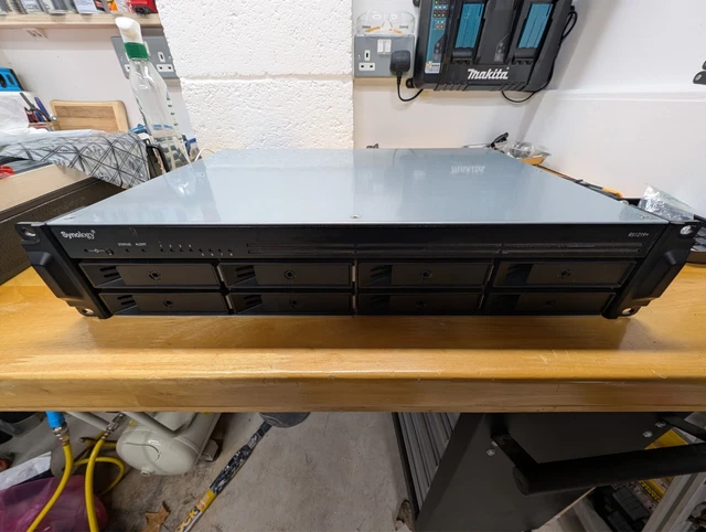 SYNOLOGY RS1219+ 8 bay rackmount NAS, 7 x 8TB drives £850.00 - PicClick UK