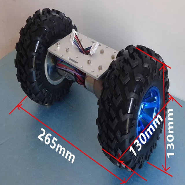 2 WHEEL ROBOT Smart Car Chassis Kits Car Model with Motor for £63.04 ...