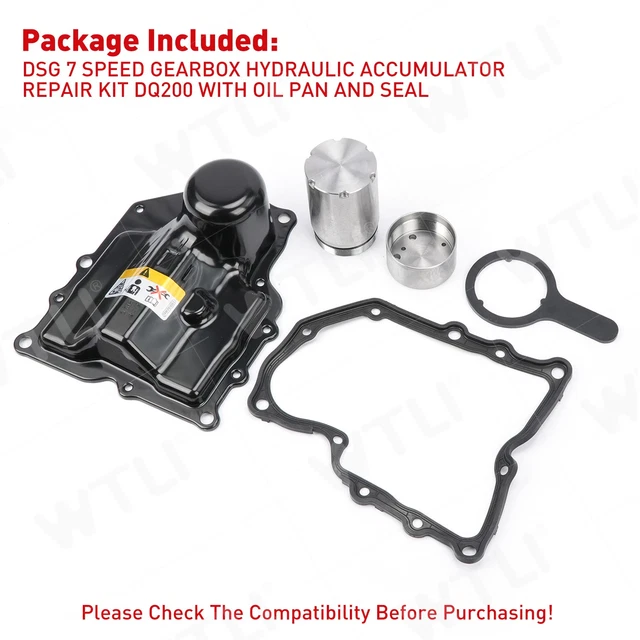 DSG 7 SPEED Gearbox Repair Kit DQ200 P189C P17BF W/PAN+SEAL £112.82 ...