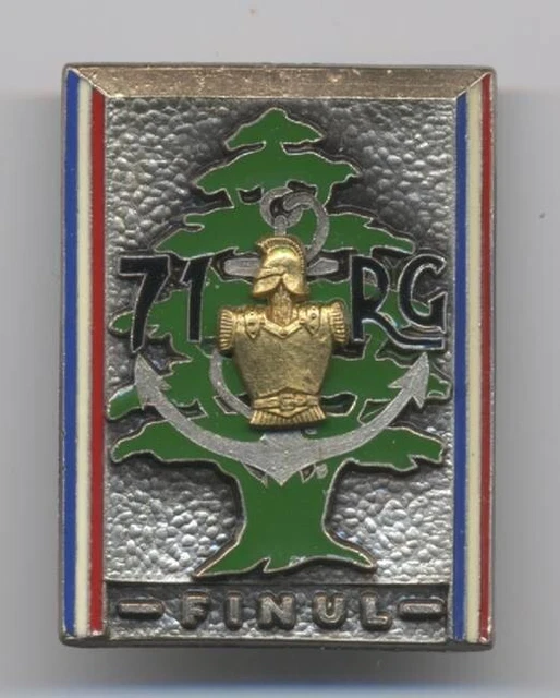 INSIGNE DU 71° RG Génie Liban 14° mandat EUR 4,90 - PicClick FR