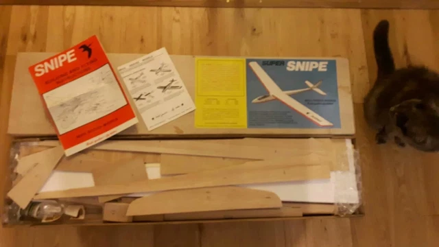 MICK REEVES SUPER Snipe glider kit 78.5" wingspan. £84.99 - PicClick UK