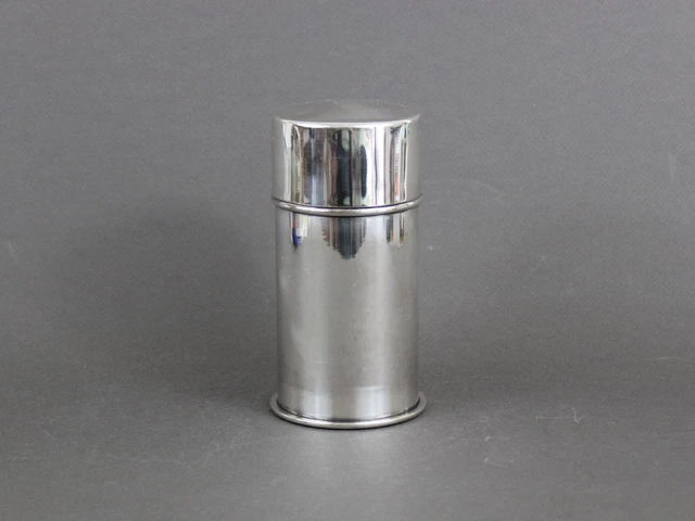 FRENCH ART DECO PIERRE PLASAIT silverplate tea box, Vintage 1930s ...