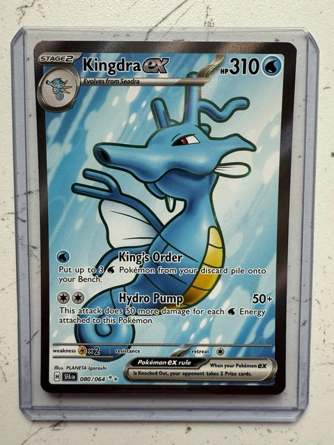 KINGDRA EX 080/064 Pokémon Scarlet & Violet Shrouded Fable Ultra Rare £4.00 - PicClick UK