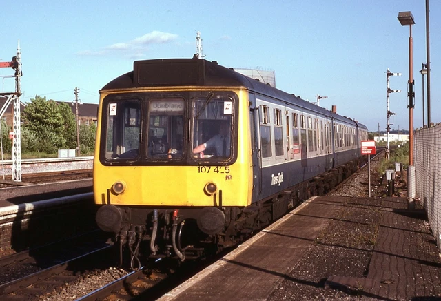 BRITISH RAIL 107425 Class 107 DMU Railway Photo - Trans-Clyde £1.05 ...