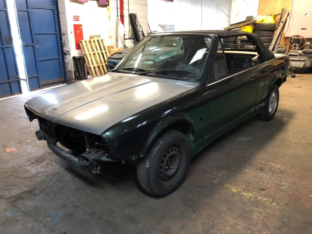 BMW E30 325I Convertible rolling shell chassis spares repair barn find ...