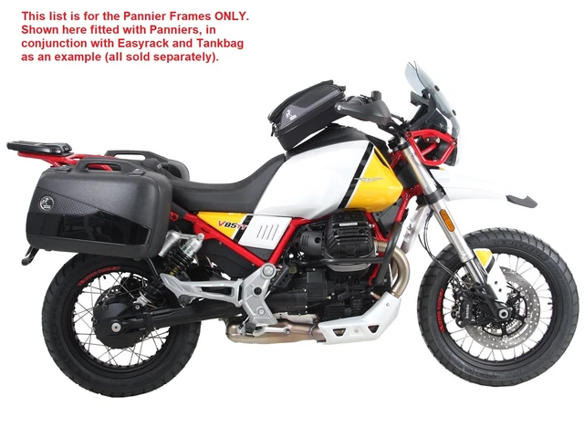 MOTO GUZZI V85TT Pannier Frames - Black BY HEPCO & BECKER (From 2019 ...