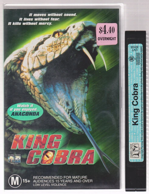 RARE VHS VIDEO Tape KING COBRA Big Box Ex-Rental $40.00 - PicClick AU